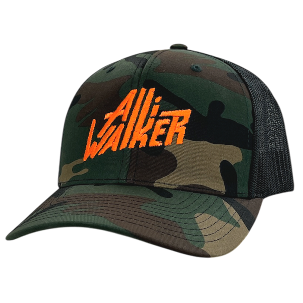 Logo Camo Trucker Hat – Alli Walker